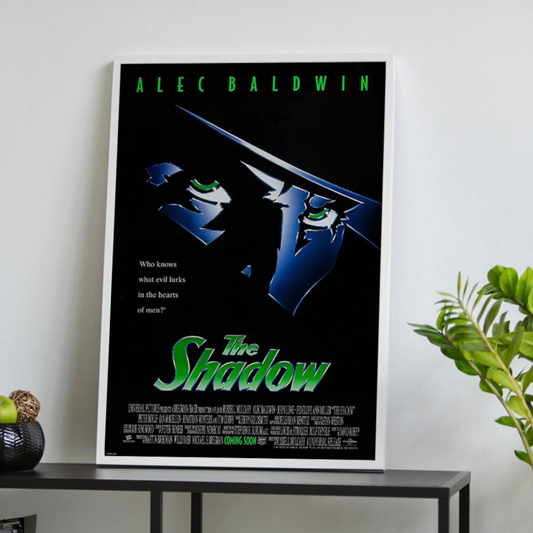 The Shadow 1994 Movie Poster, Classic Vintage Film Poster, Room Decor ...