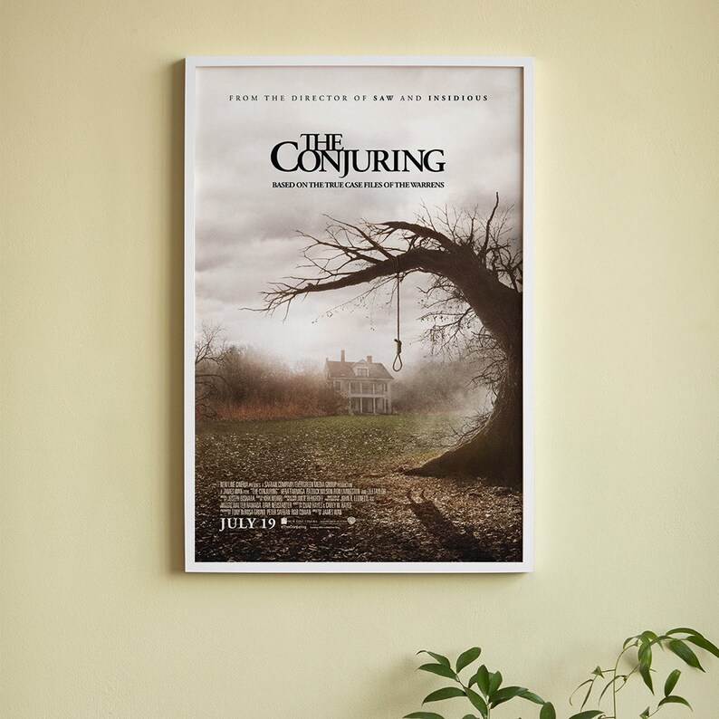 The Conjuring Movie Poster, Classic Vintage Film Poster, Room Decor ...