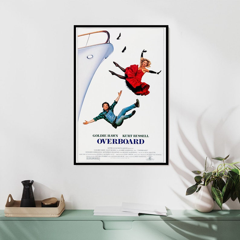 Overboard Movie Poster, Classic Vintage Film Poster, Room Decor, Art ...