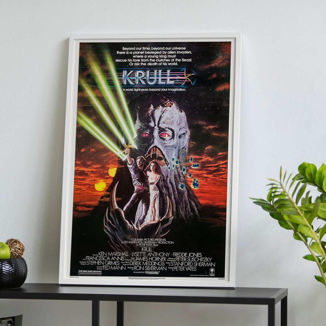 Krull 1983 Movie Poster, Classic Vintage Film Poster, Room Decor, Art ...