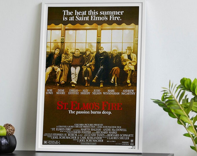 St. Elmo's Fire Original Motion Picture Soundtrack LP - Etsy