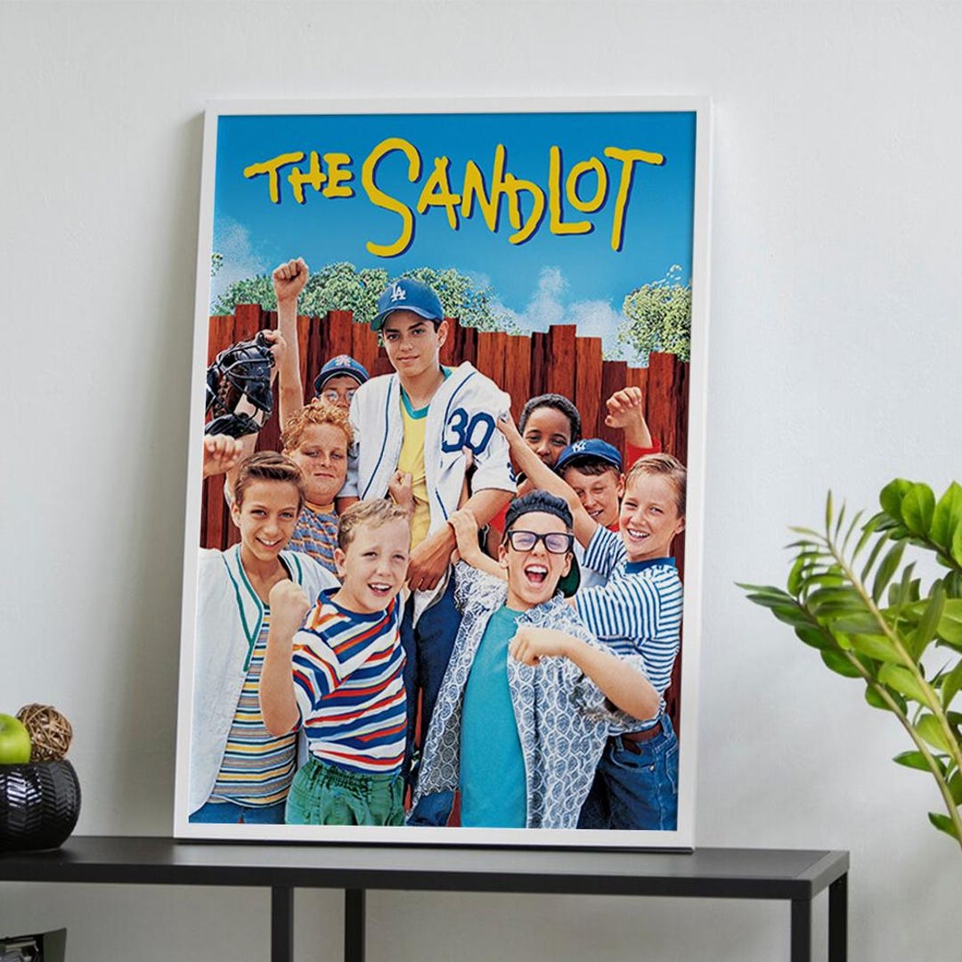 The Sandlot Movie Poster, Classic Vintage Film Poster, Room Decor, Art Poster for Gift, Canvas ...