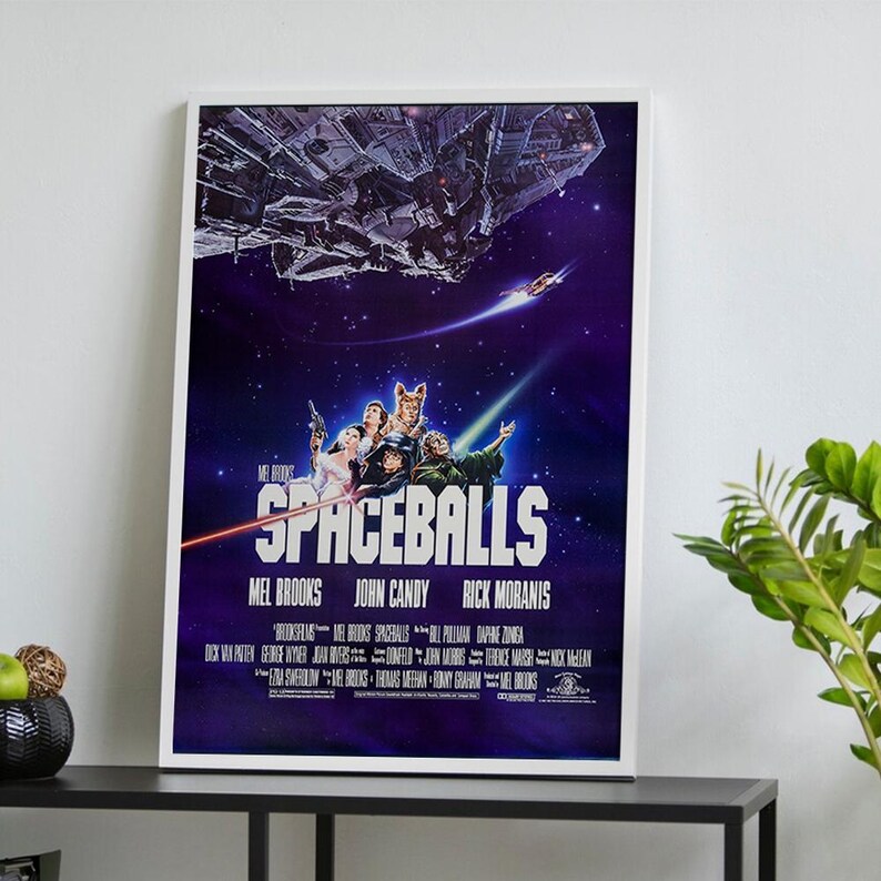 Spaceballs 1987 Movie Poster, Classic Vintage Film Poster, Room Decor ...