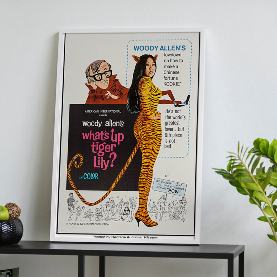 What's Up, Tiger Lily 1966 Movie Poster, Classic Vintage Film Poster ...