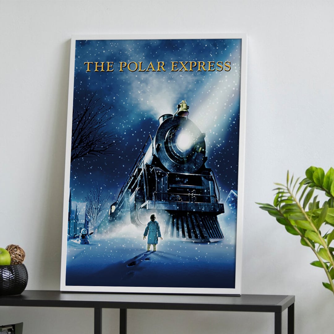 The Polar Express Movie Poster, Classic Vintage Film Poster, Room Decor ...