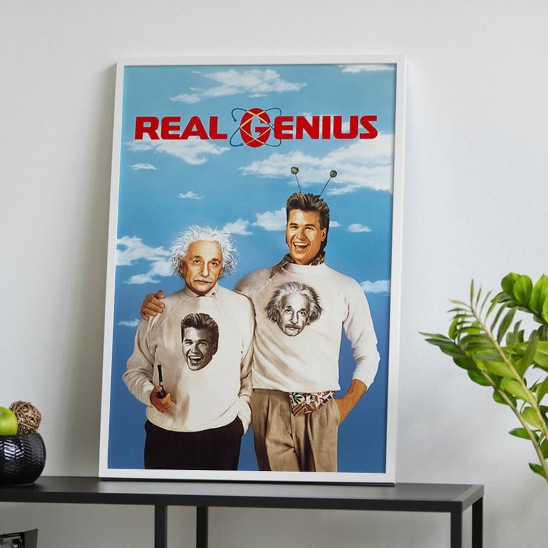 Real Genius Movie Poster, Classic Vintage Film Poster, Room Decor, Art Poster for Gift, Canvas ...