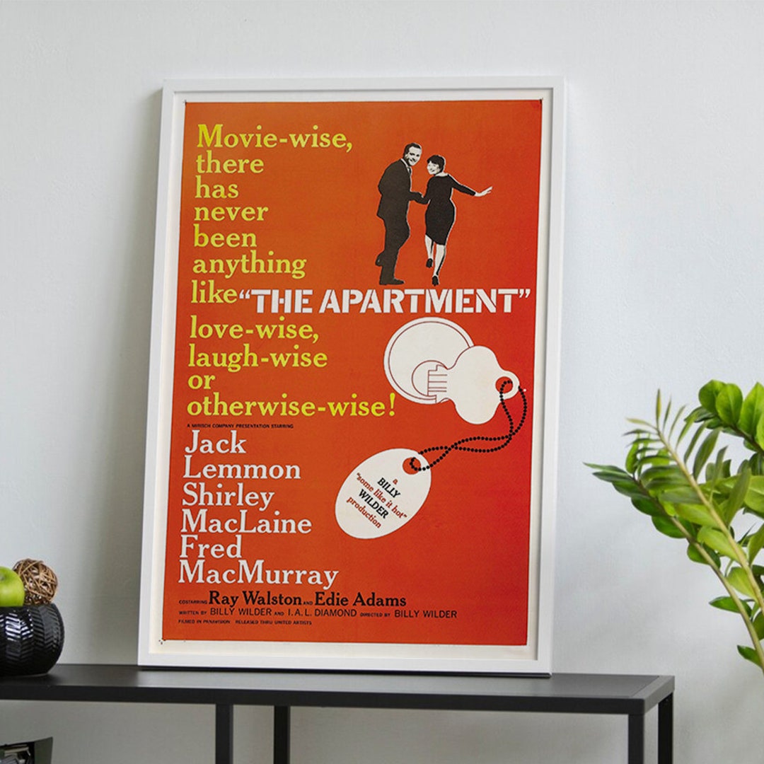 The Apartment Movie Poster, Classic Vintage Film Poster, Room Decor ...