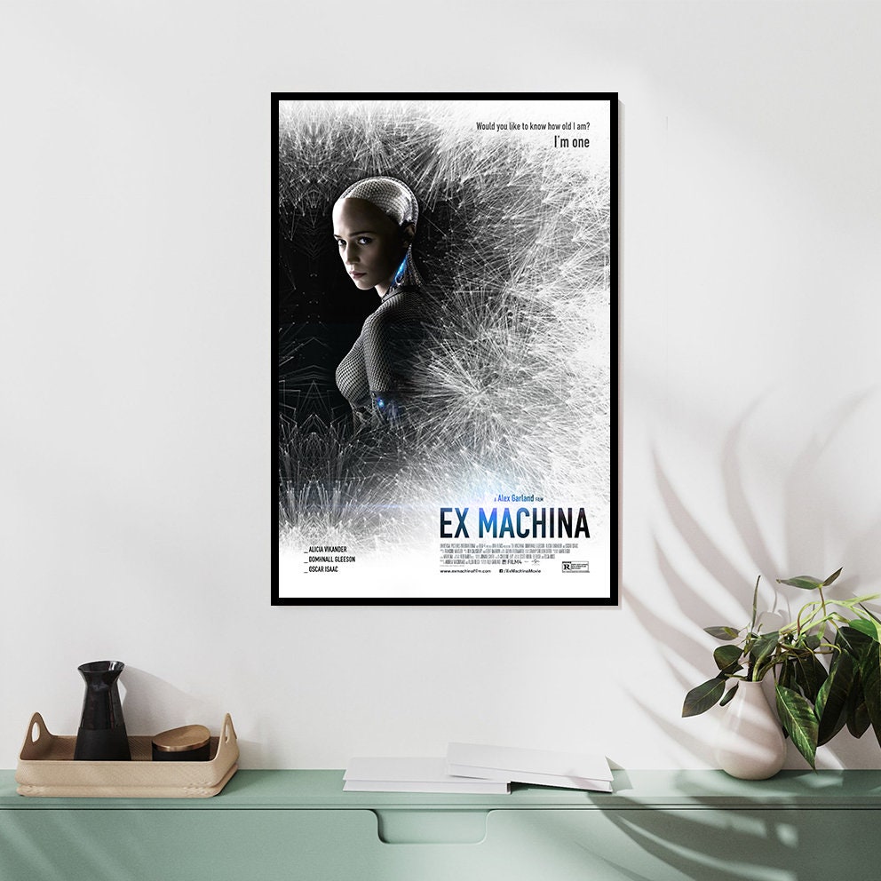 Ex Machina Movie Poster, Classic Vintage Film Poster, Room Decor, Art ...