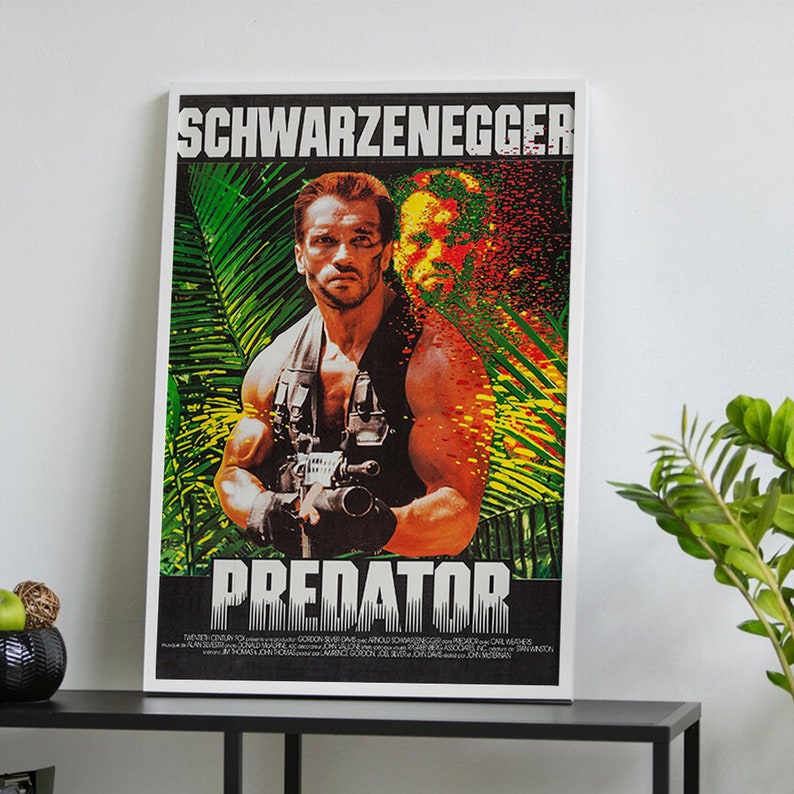 Predator Movie Poster, Classic Vintage Film Poster, Room Decor, Art ...