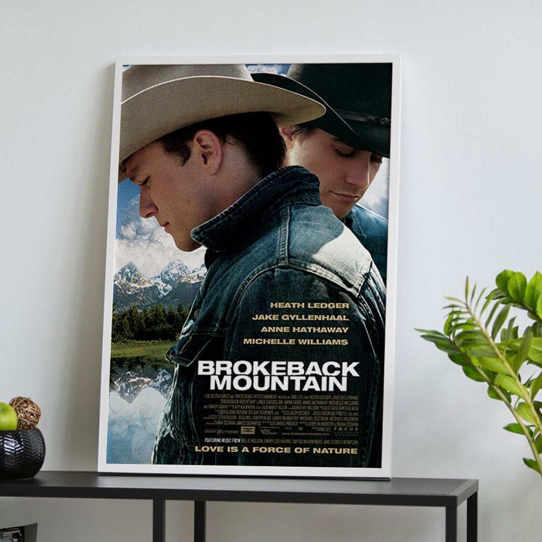 Brokeback Mountain Movie Poster, Classic Vintage Film Poster, Room ...