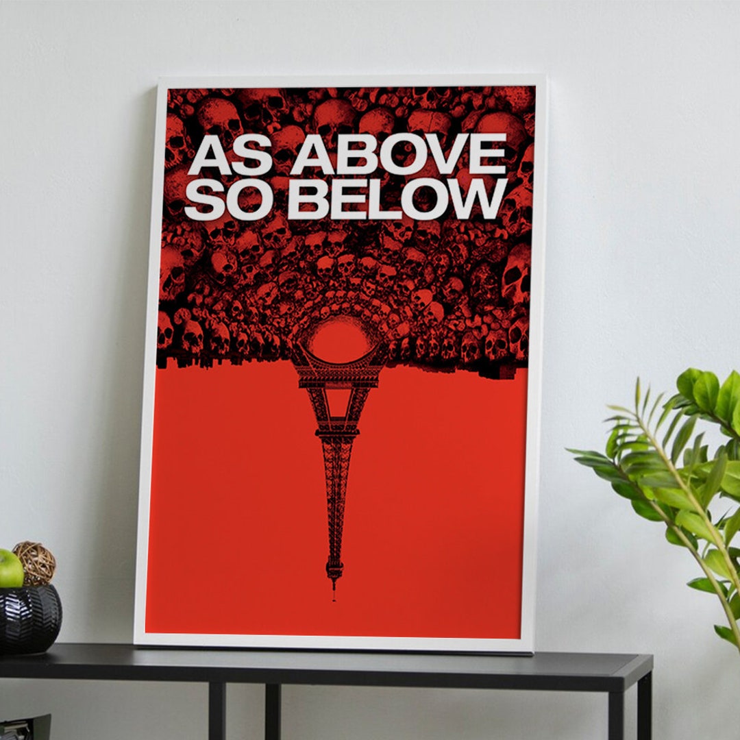 As Above, so Below Movie Poster, Classic Vintage Film Poster, Room ...