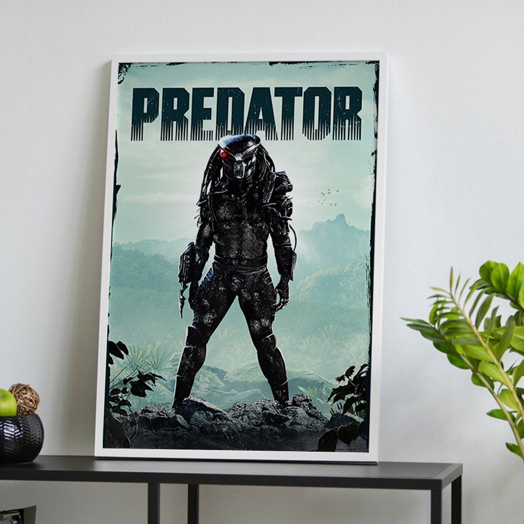 Predator Movie Poster, Classic Vintage Film Poster, Room Decor, Art ...