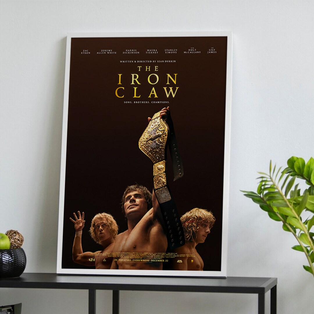 The Iron Claw Movie Poster, Classic Vintage Film Poster, Room Decor ...