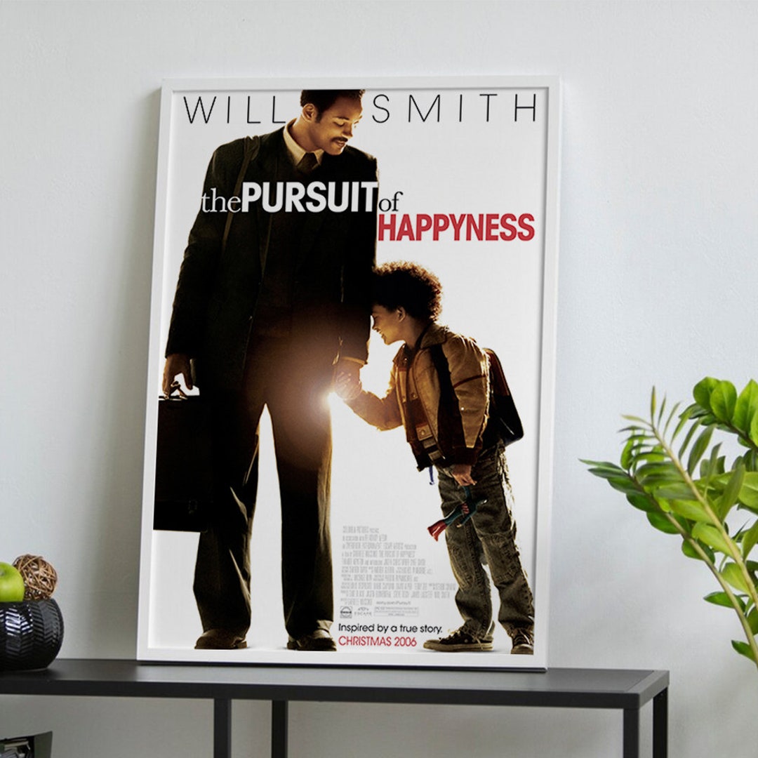 The Pursuit of Happyness Movie Poster, Classic Vintage Film Poster ...