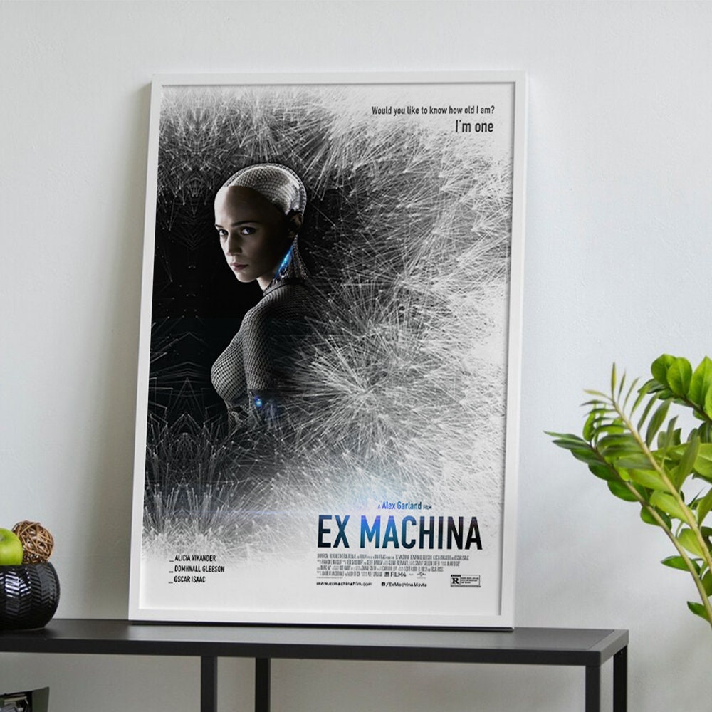 Ex Machina Movie Poster, Classic Vintage Film Poster, Room Decor, Art ...
