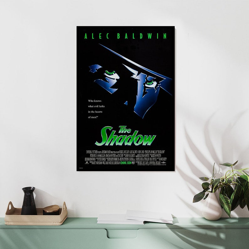 The Shadow 1994 Movie Poster, Classic Vintage Film Poster, Room Decor ...
