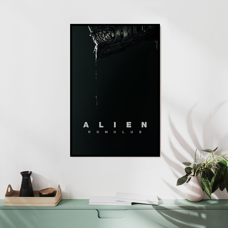 Alien Romulus Movie Poster, Classic Vintage Film Poster, Room ...
