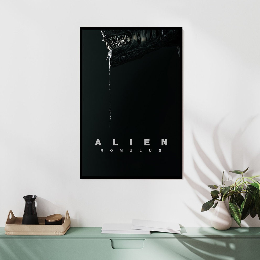Alien Romulus Movie Poster, Classic Vintage Film Poster, Room ...