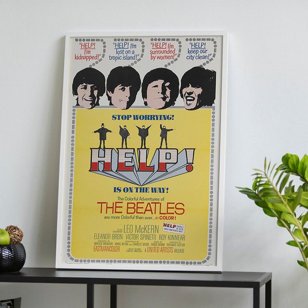 The Beatles Vintage Poster - Etsy