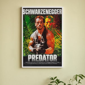 Predator Movie Poster, Classic Vintage Film Poster, Room Decor, Art ...