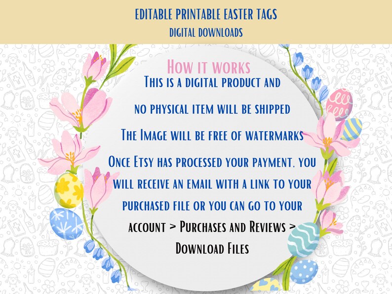 Editable Cute Easter Gift Tags Easter Printable Kids Easter Basket ...