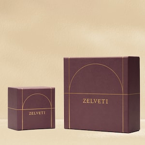 Solid Gold Moonlight Big Hug Bypass Ring, Gift for Her Mom, Minimalist ...