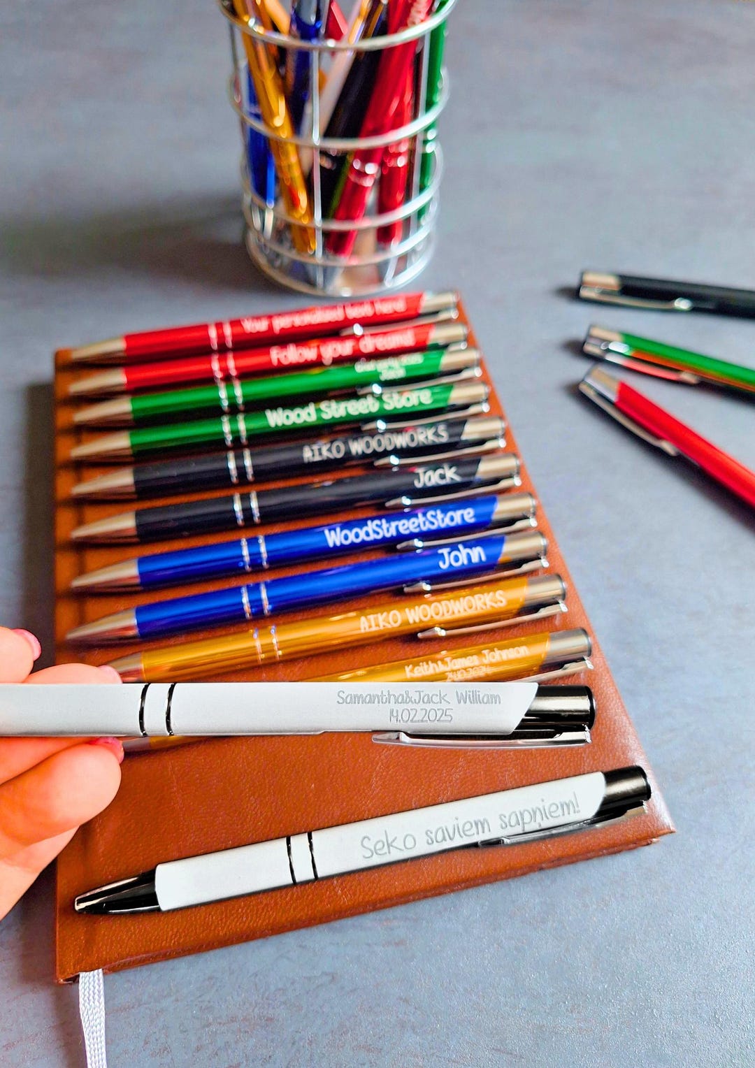 Personalised Pens, Wedding Pens, Graduation Gift, Customize Ballpoint ...