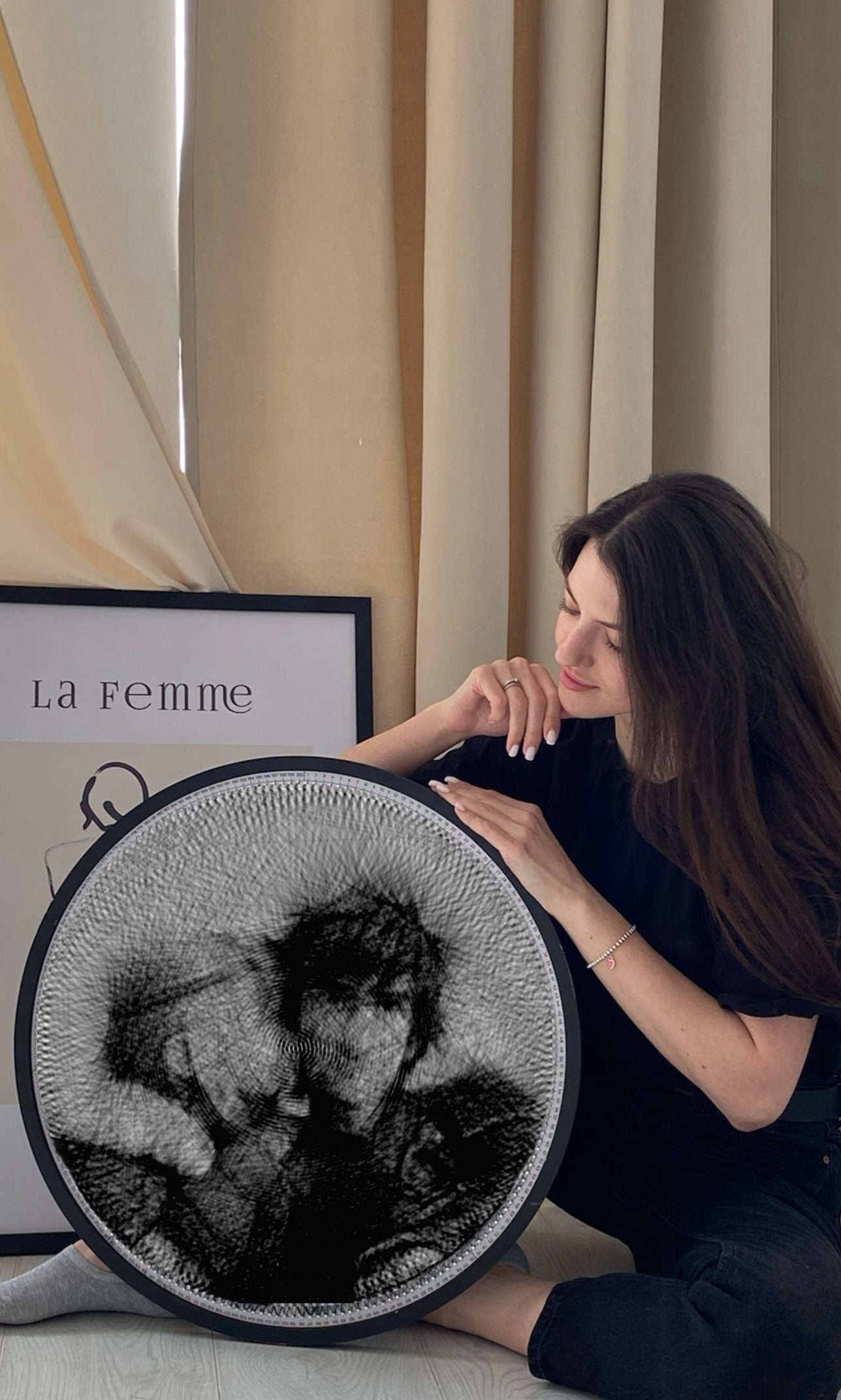 Creative Art Kit, String Art Portrait From Photo, Craft Kit, Silhouette Wall Decor, Family Gift ...