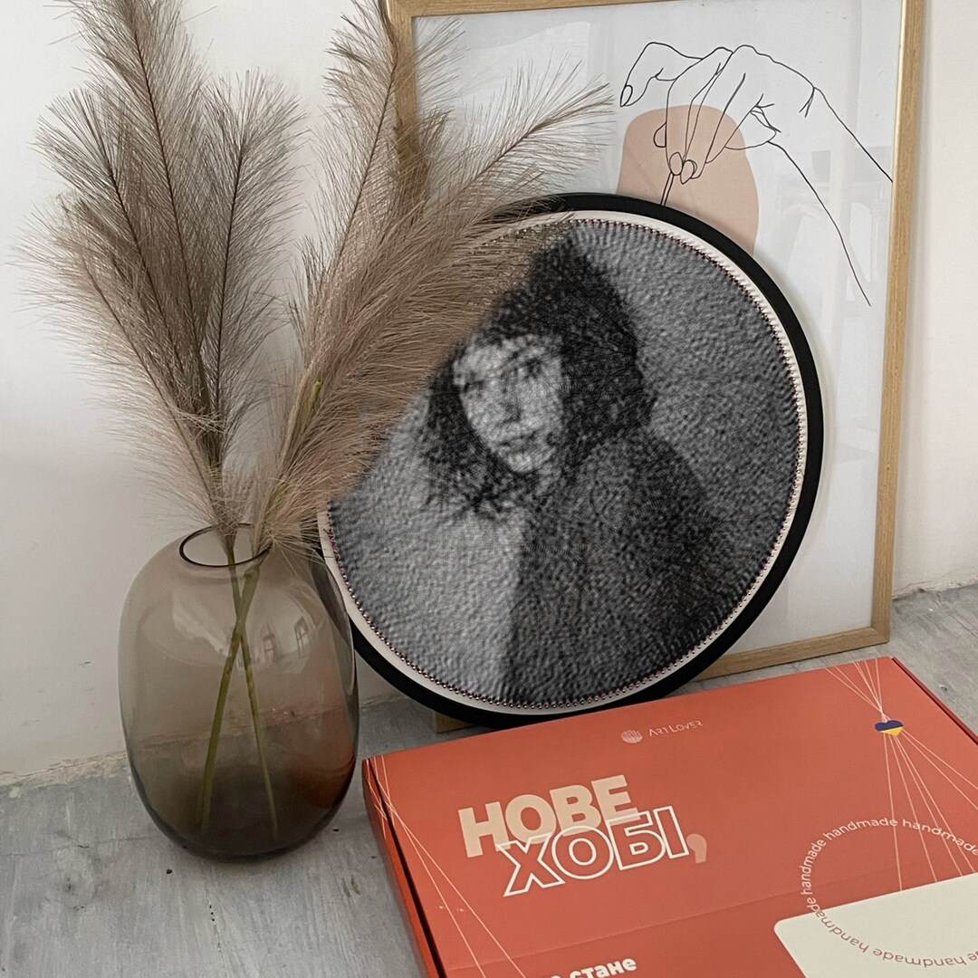 Big Custom String Art Portrait DIY Kit, Handmade Portrait for Your Loved Ones, Art Kit for Adult ...