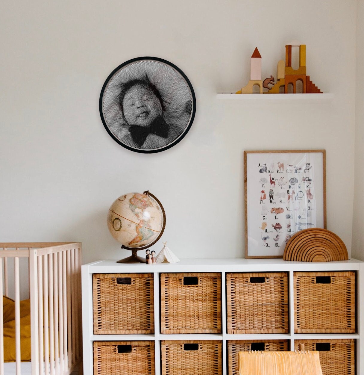 Photo-realistic String Art Portrait, DIY Thread Portrait From Photo ...