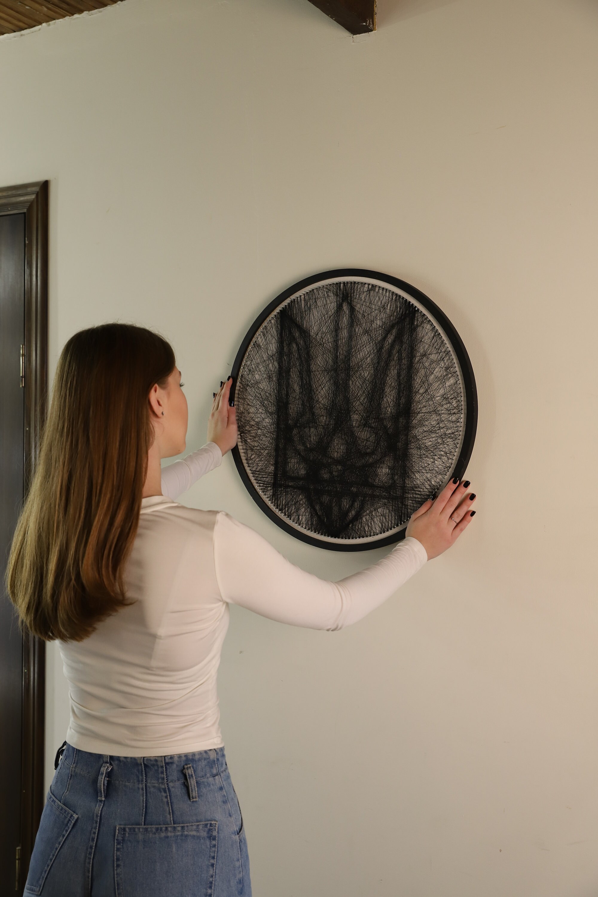 Big Custom String Art Portrait DIY Kit, Handmade Portrait for Your ...