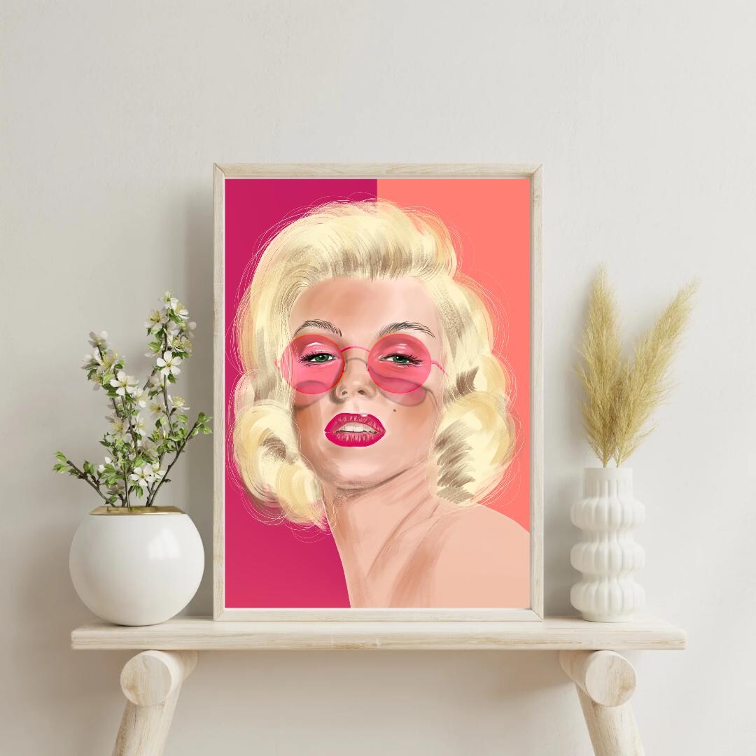 Marilyn's Rose-tinted View - Etsy
