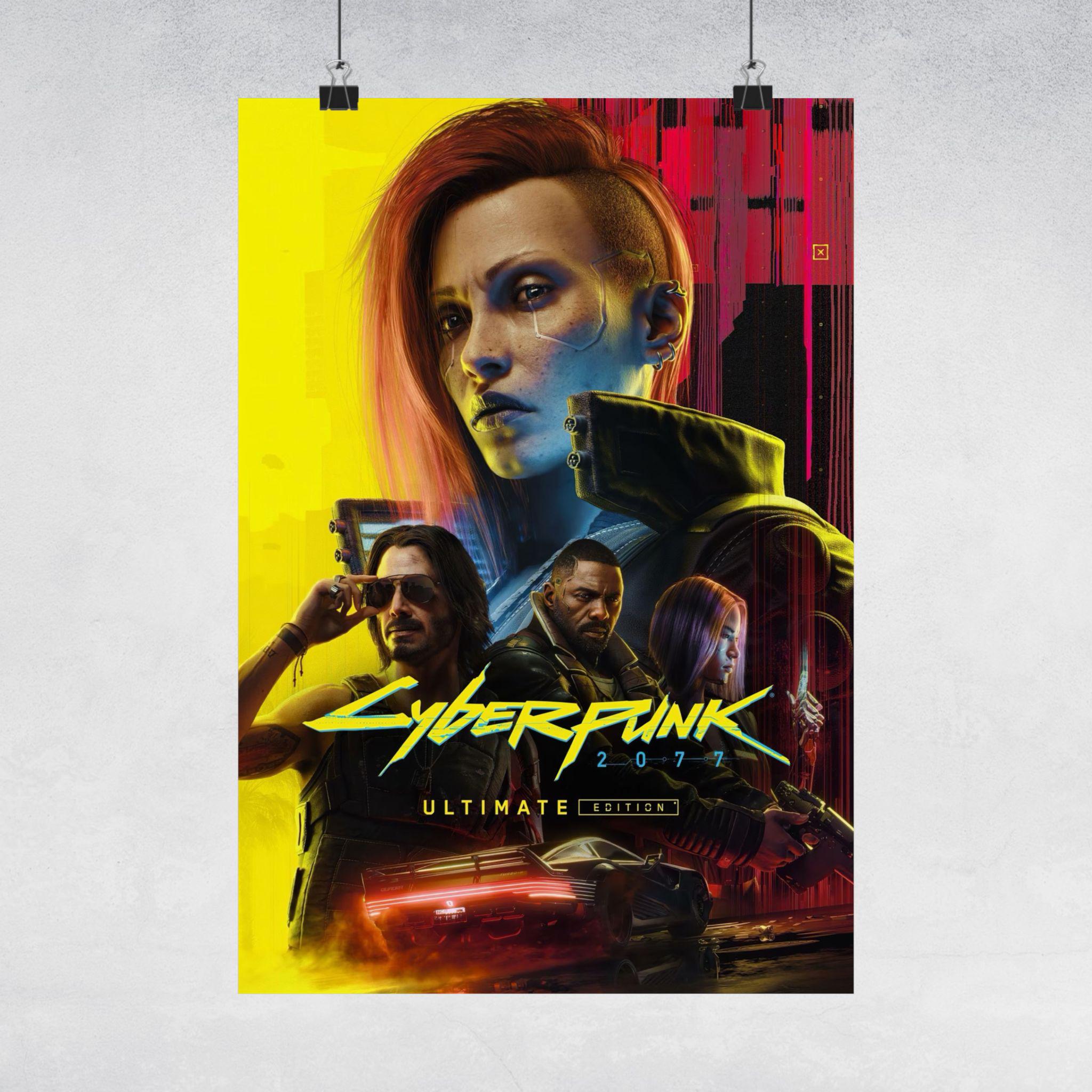 Cyberpunk 2077 Poster, RPG Gaming Poster Print, Video Game Poster ...