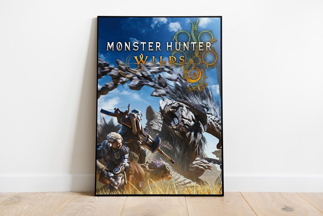 Monster Hunter Wilds Poster, Gamer Geeky Nerd Room Decor, Video Game ...