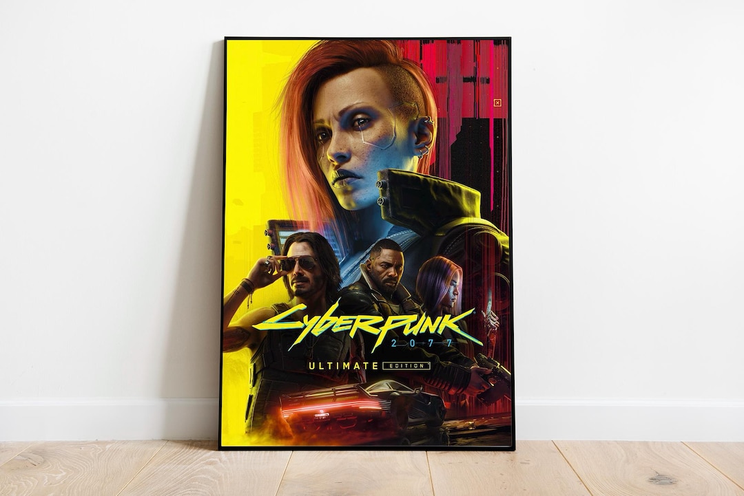 Cyberpunk 2077 Poster, RPG Gaming Poster Print, Video Game Poster ...