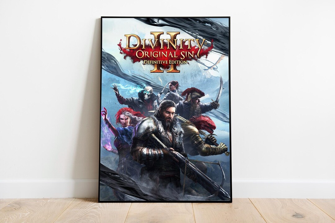 Divinity Original Sin 2 Cover Art Poster Print, Baldur's Gate 3 Poster ...