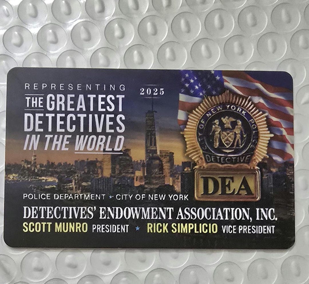 2025. 10 Authentic Cards Brand New DEA PBA Detective Cards. - Etsy