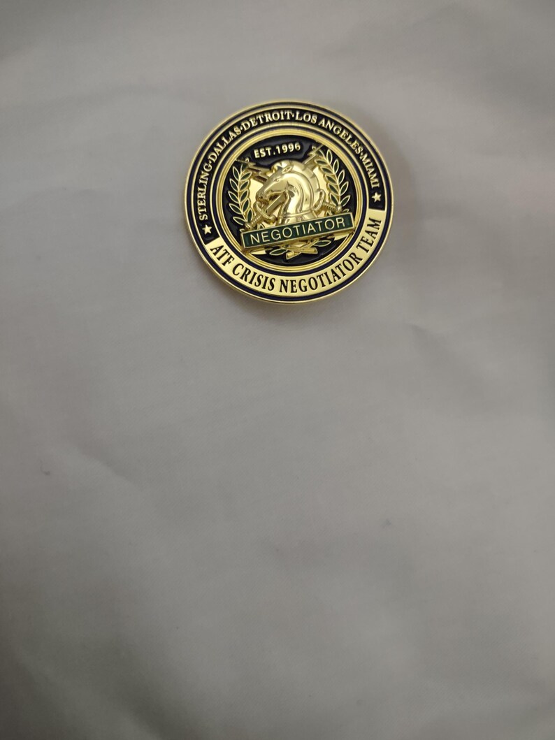 Negotiator Badge Lapel Pin Shield. - Etsy