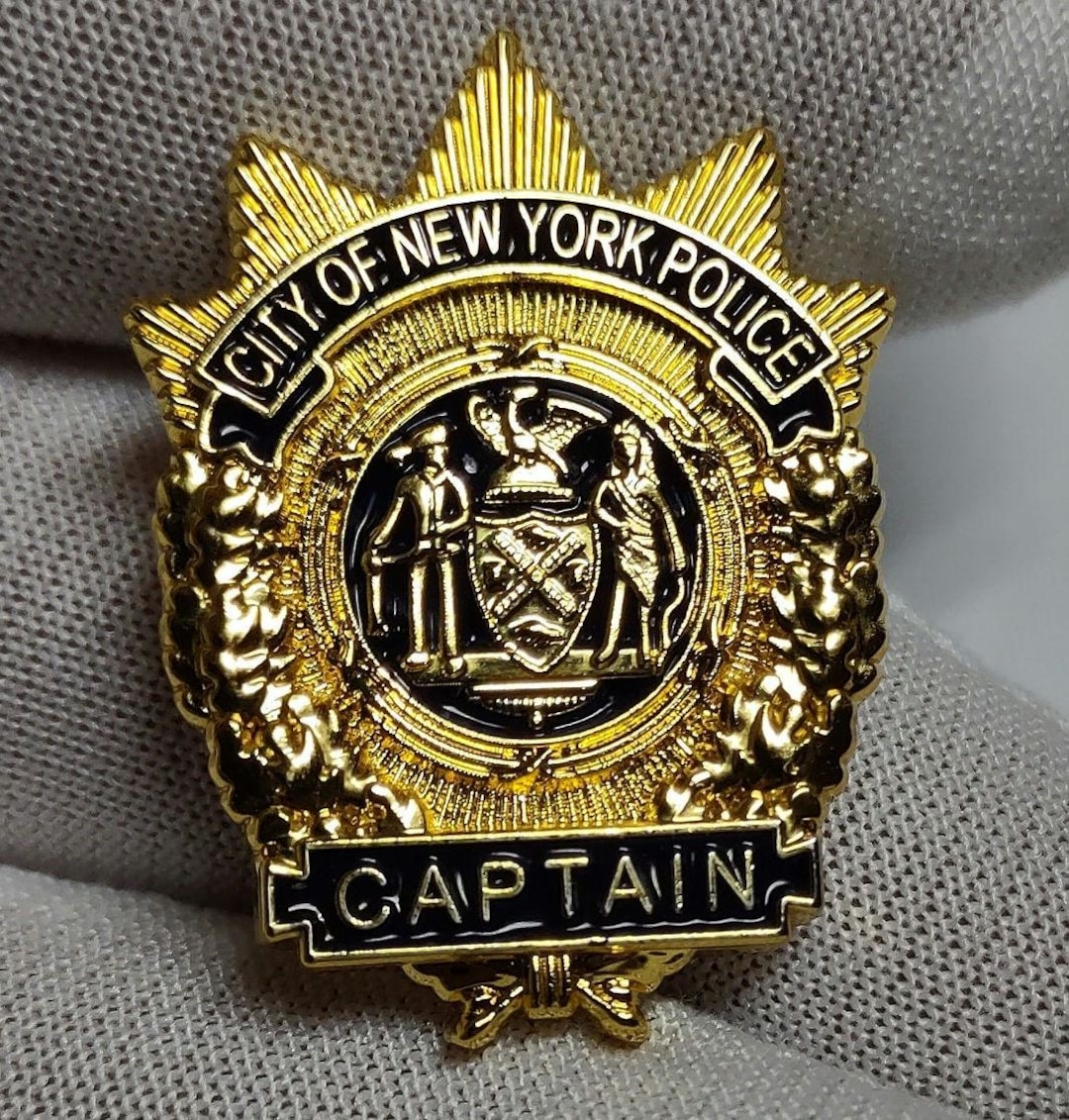 Captain NYPD Mini Shield. - Etsy