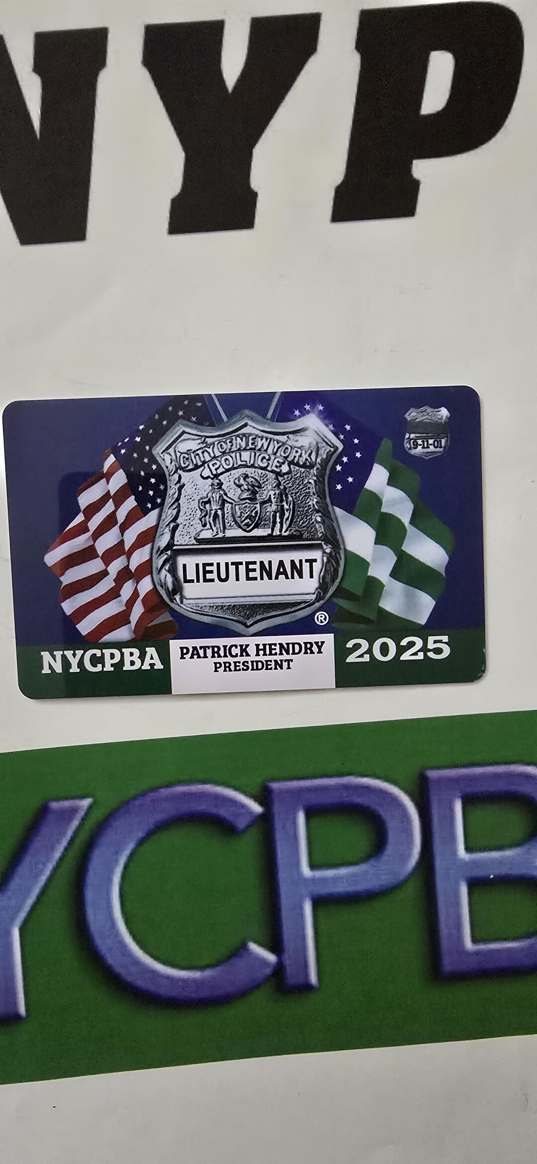 2025 Brand New PBA Lieutenant Card. - Etsy