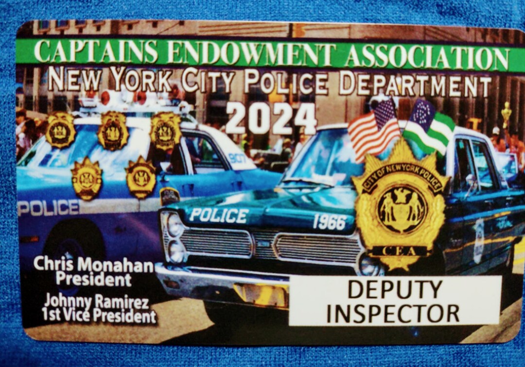 1 Brand New 2024 Cea Pba Dea Deputy Inspector Captain Card. - Etsy