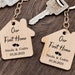 Our First Home Keychain Set Personalised First Home Keyrings New Home ...