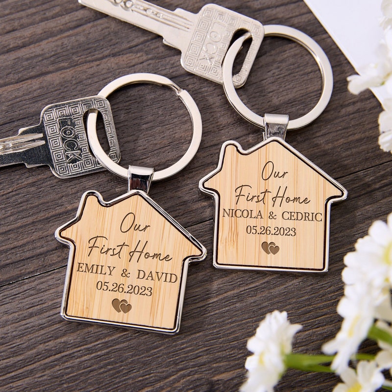 Home Keychain - Etsy
