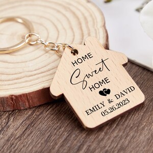 Our First Home Keychain Set Personalised First Home Keyrings New Home ...