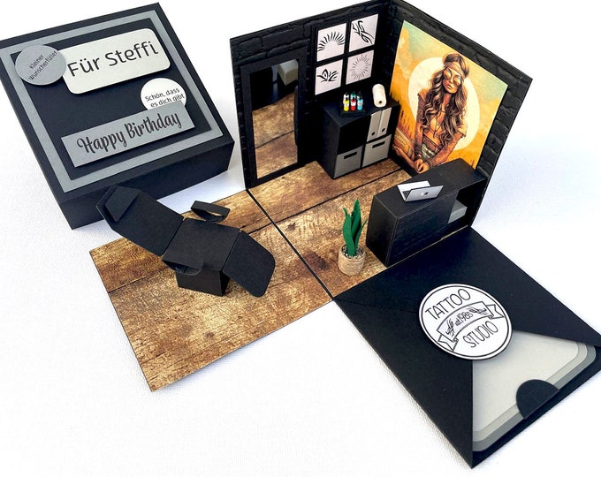 TADAA-BOX "Bühne frei" DIY – Explosionsbox – originelle Verpackung für ...