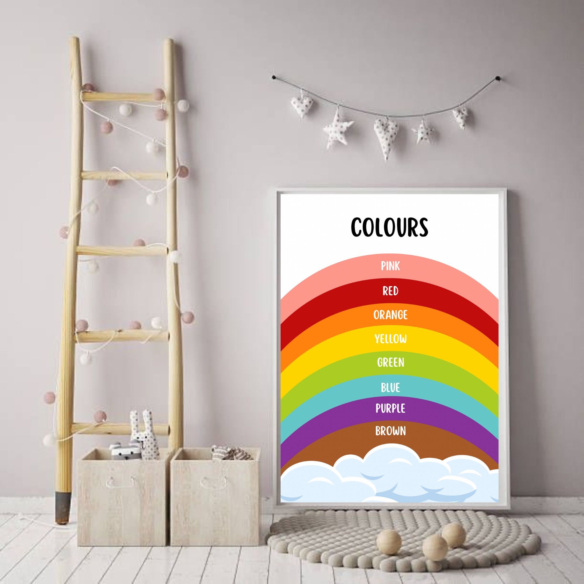 Colors Animal Alphabet the Solar System Poster | Bundle Educational ...