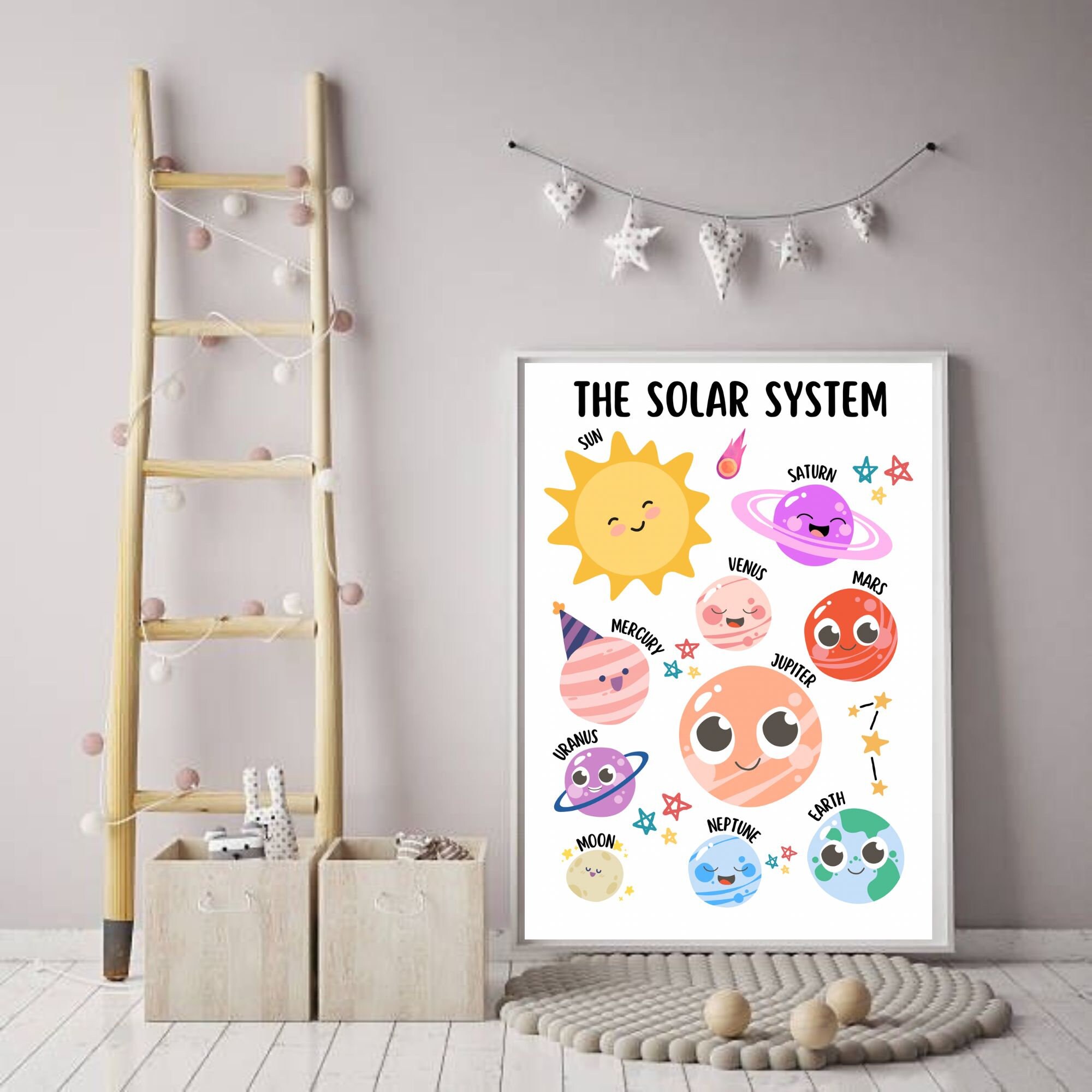 Colors Animal Alphabet the Solar System Poster | Bundle Educational ...