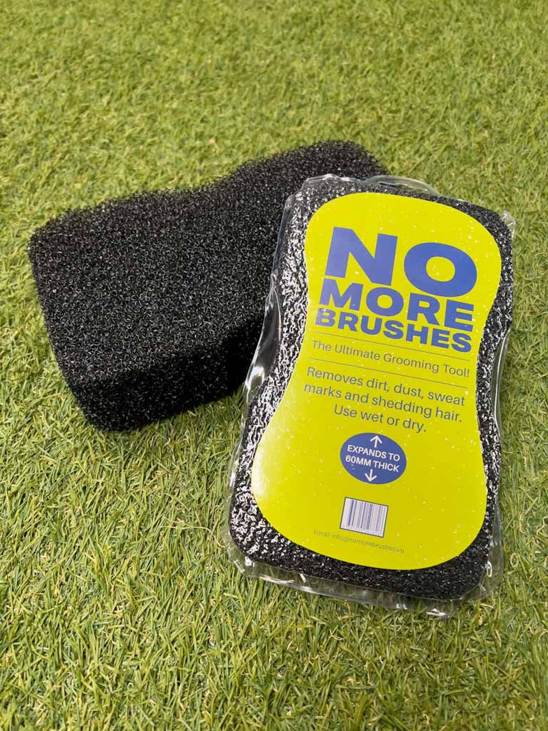 No More Brushes Tigers Tongue Horse Brush/sponge Ultimate Grooming Tool ...