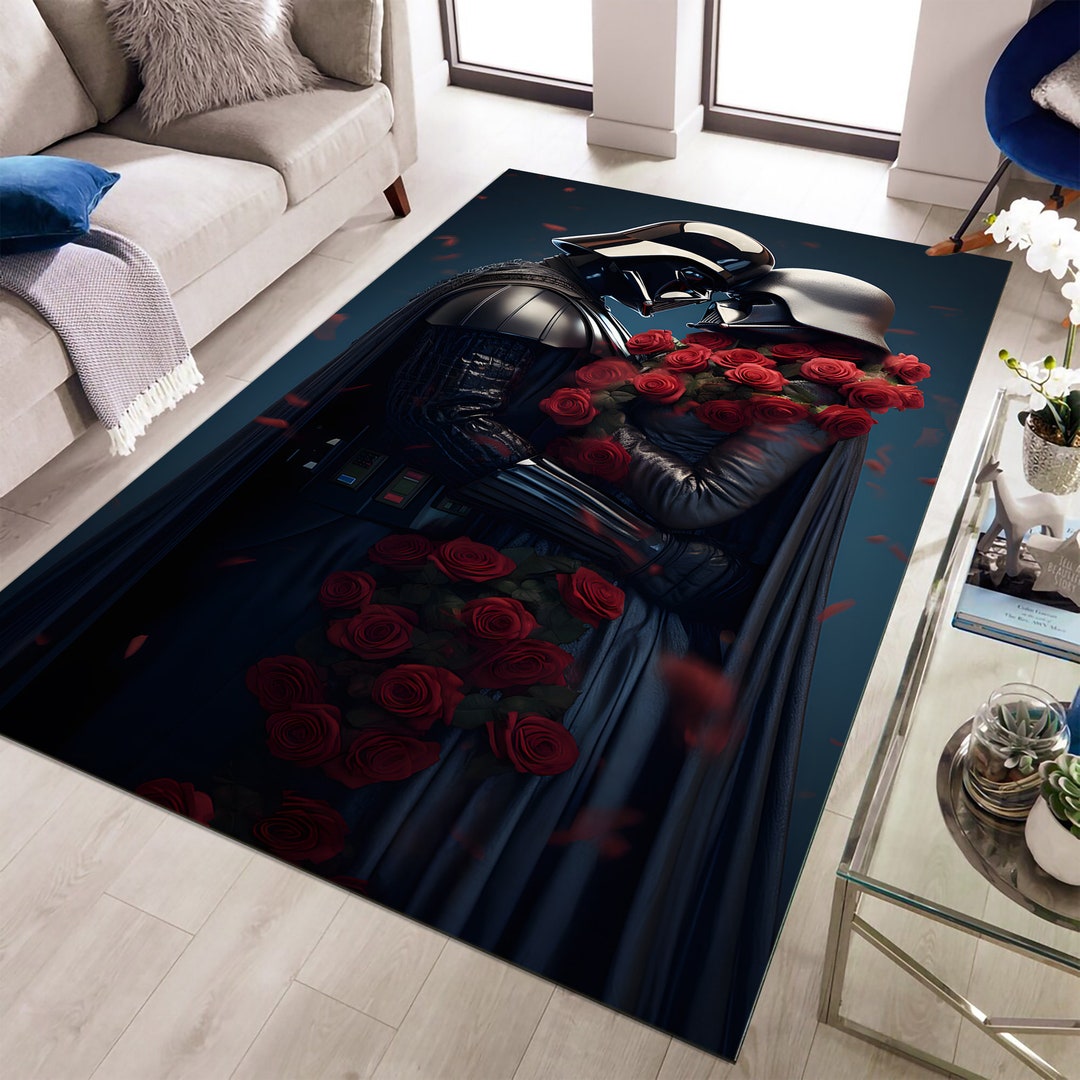 Star Wars Rug, Space Adventure Design, Movie Rug, Darth Vader Rug ...