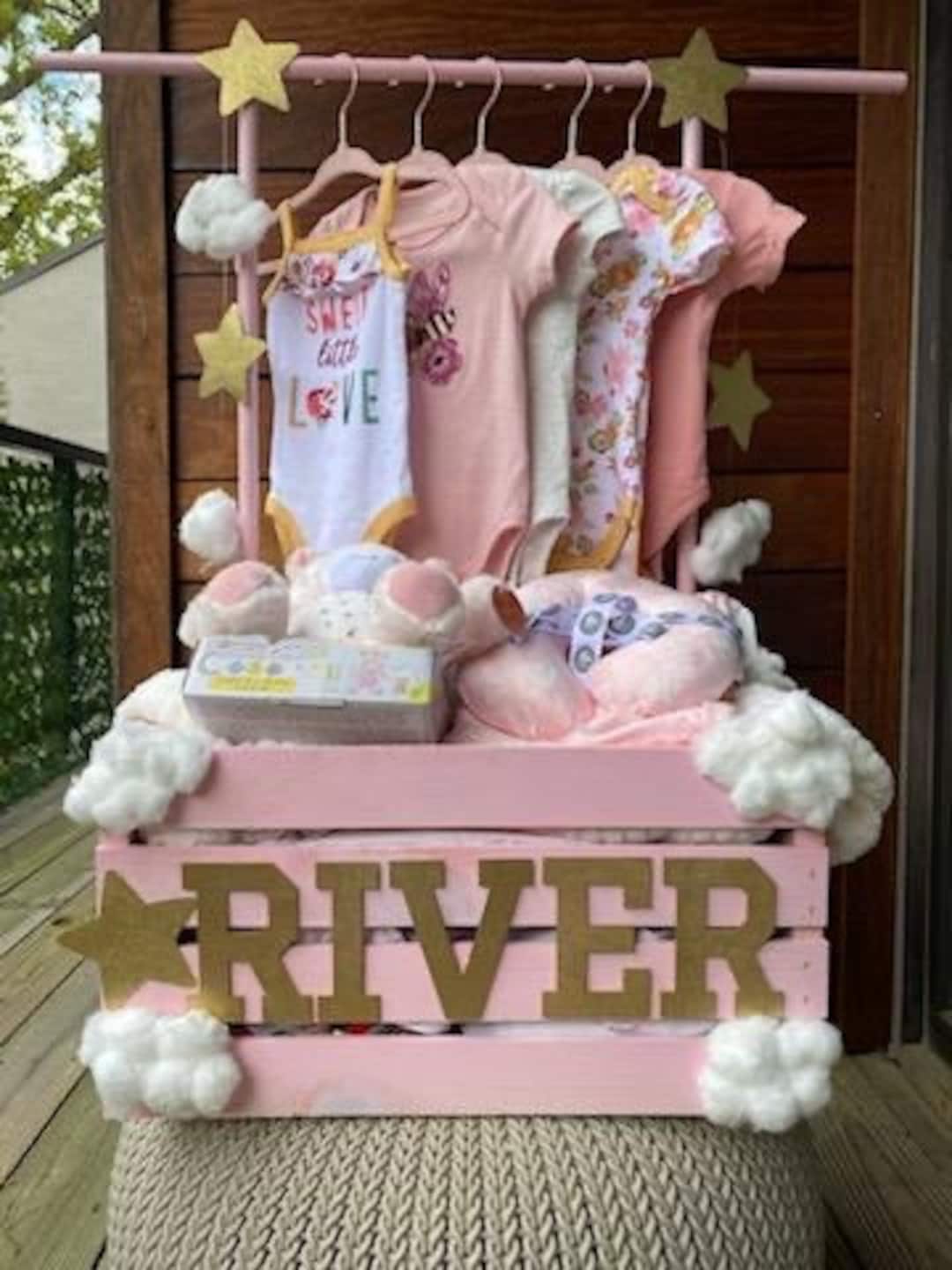 Baby Shower Closet Crate Assembled and Loaded ! - Etsy